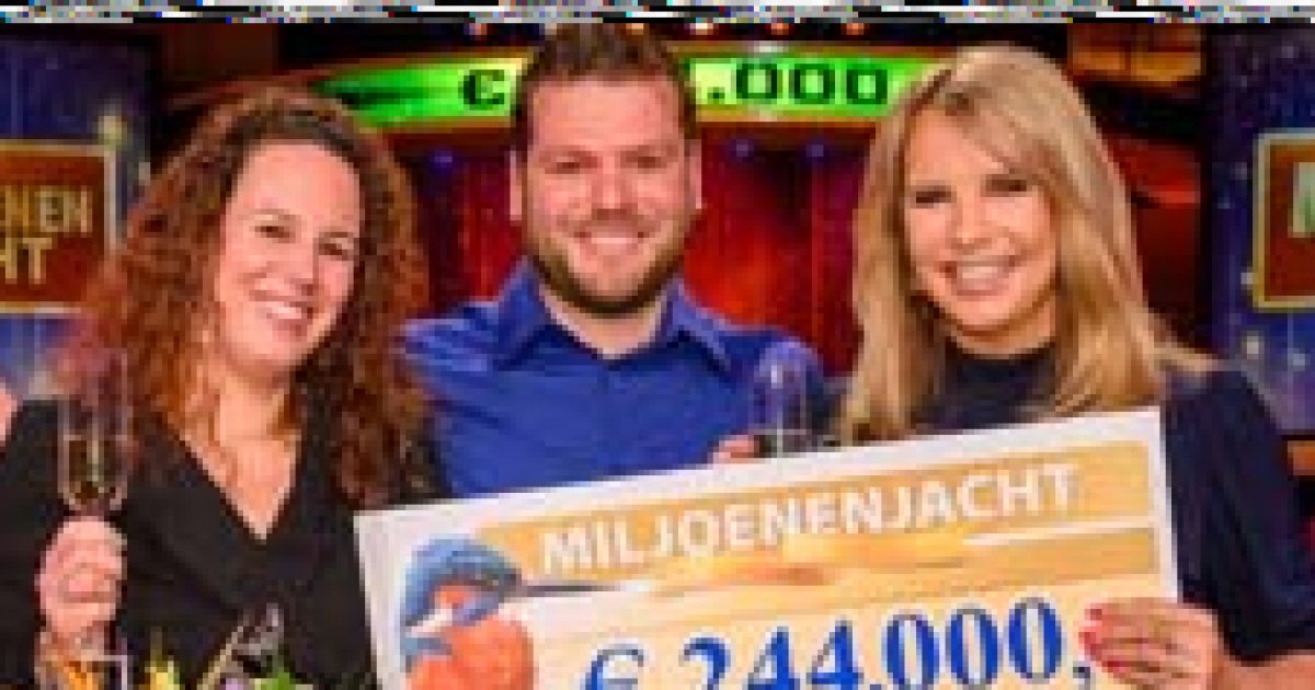 Matthijs (30) uit Grave wint 244.000 euro bij tv-show Miljoenenjacht ...