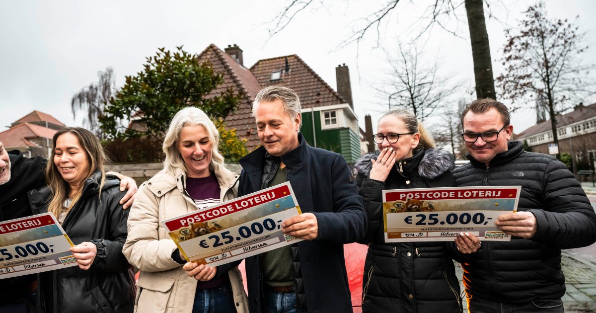Inwoners Hilversum Winnen Samen 200 000 Euro Bij De Postcode Loterij