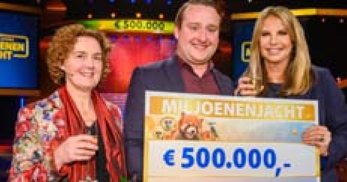 Bas uit Maarssen wint 500.000 euro bij tv-show Postcode Loterij ...