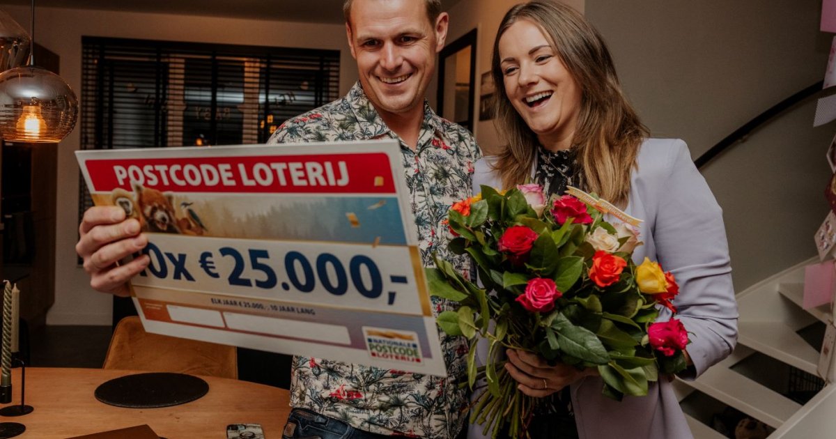 Dick en Jessica uit Kortgene winnen tien jaar lang 25.000 euro per jaar ...
